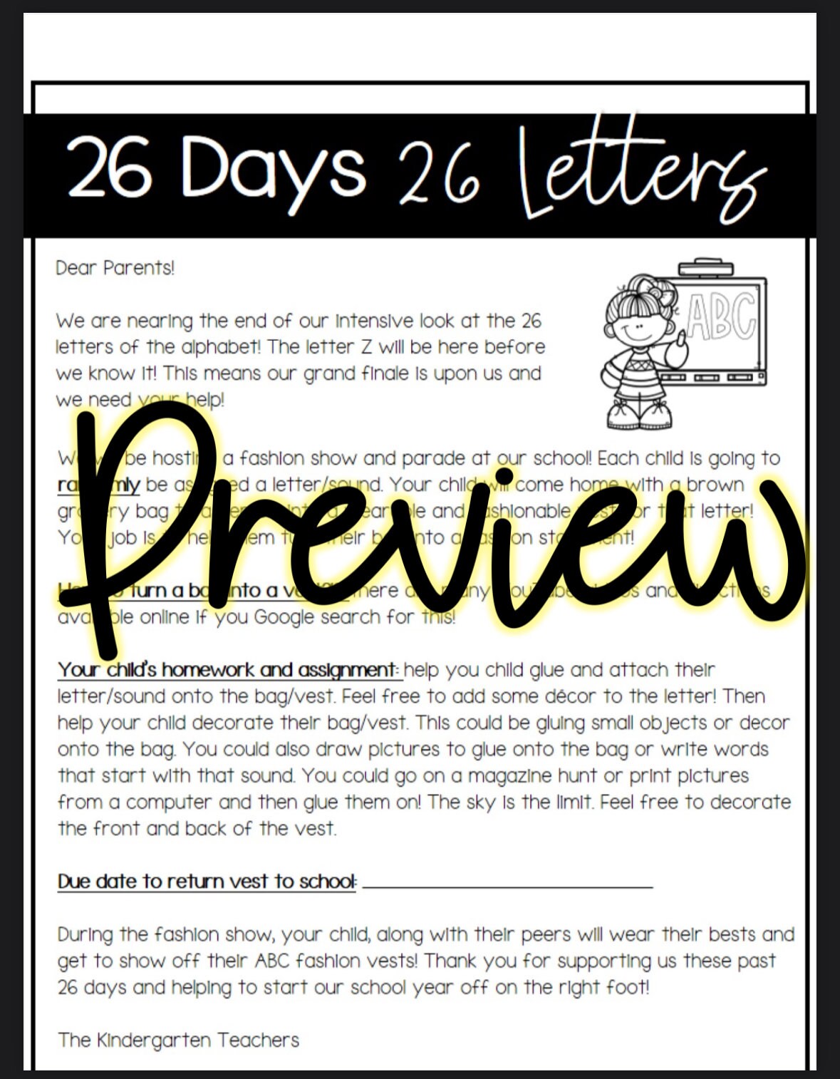 Alphabet and Letter Sound Curriculum Kindergarten ABC Busy Book ...