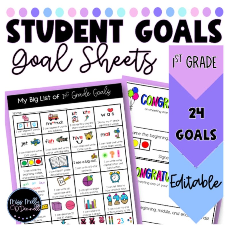 First Grade Assessment, Student Data Tracking Binder, 1st Grade Binder ...