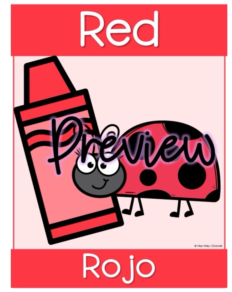 Crayon Color Posters for Homeschool Moms, Colors in Spanish, Classroom ...