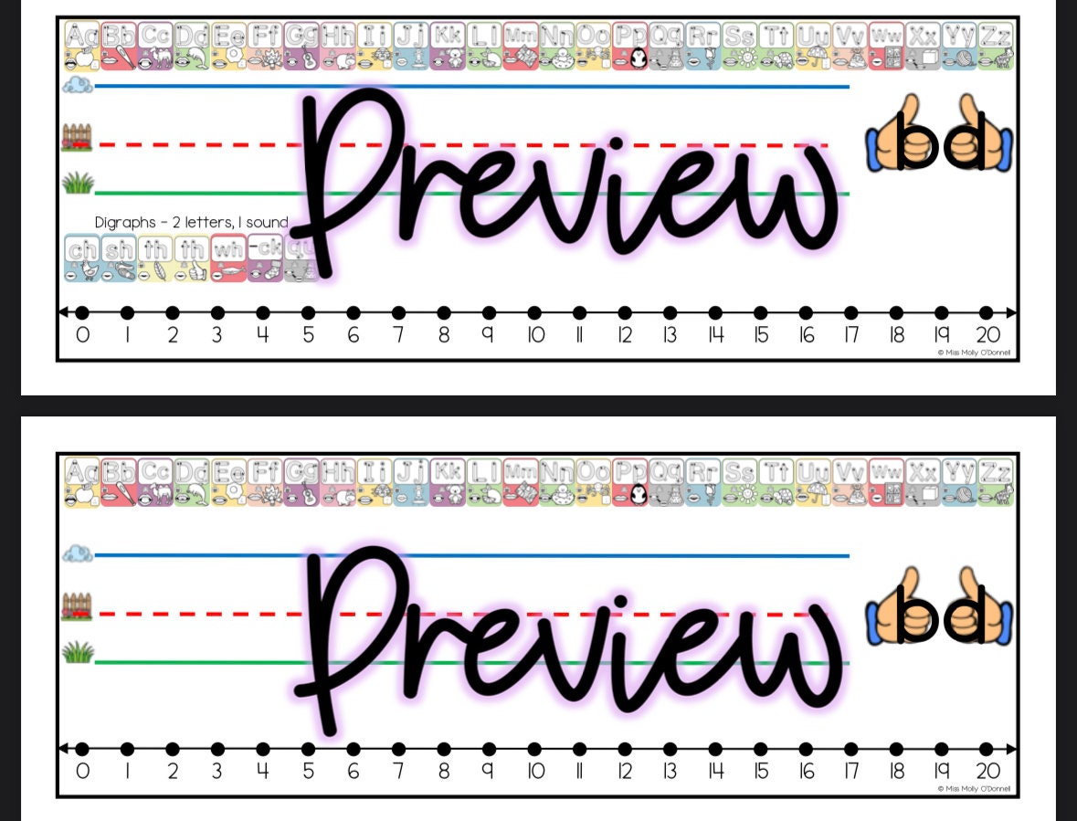 Kindergarten 1st Grade Desk Name Plates, Back to School Phonics Name ...