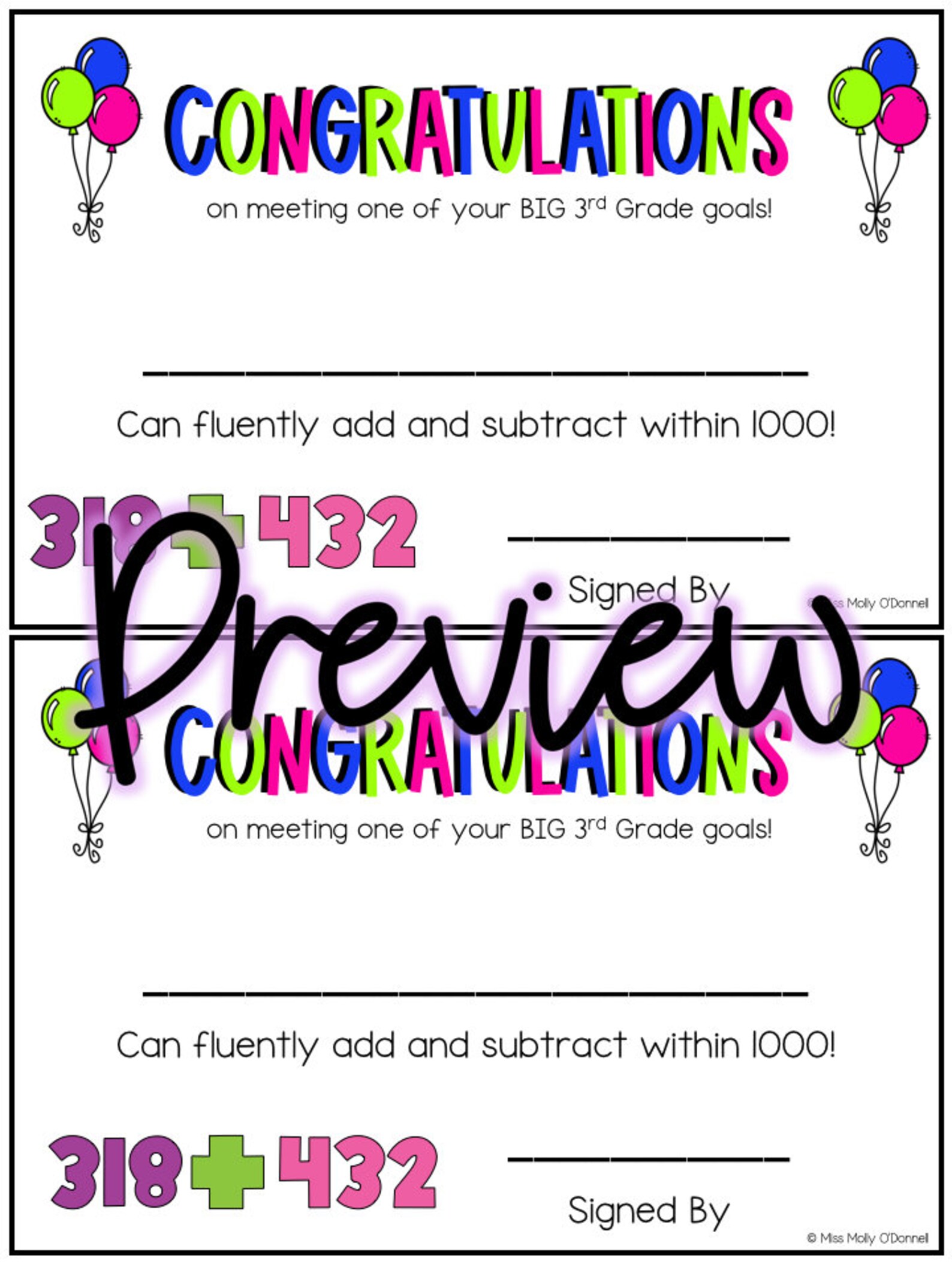 Third Grade Assessment, Student Data Binder, 3rd Grade Binder, 3rd ...