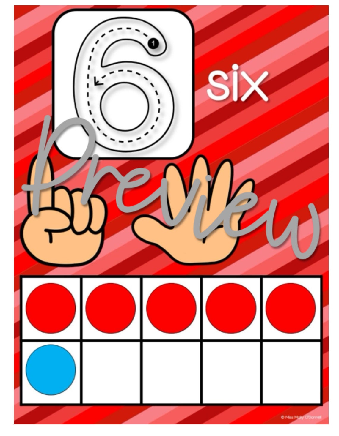 Ladybug Ten Frame Number Posters 0-20: Black and Red Classroom Decor ...