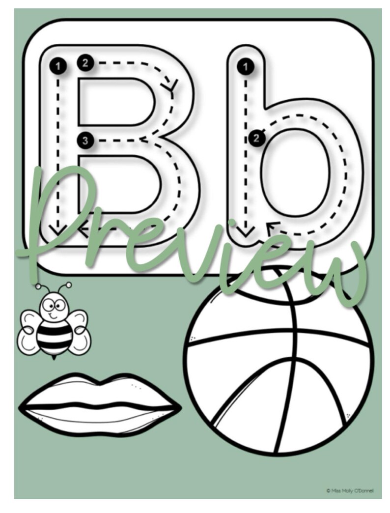 Green Farmhouse Classroom Decor, Kindergarten Alphabet Posters ...