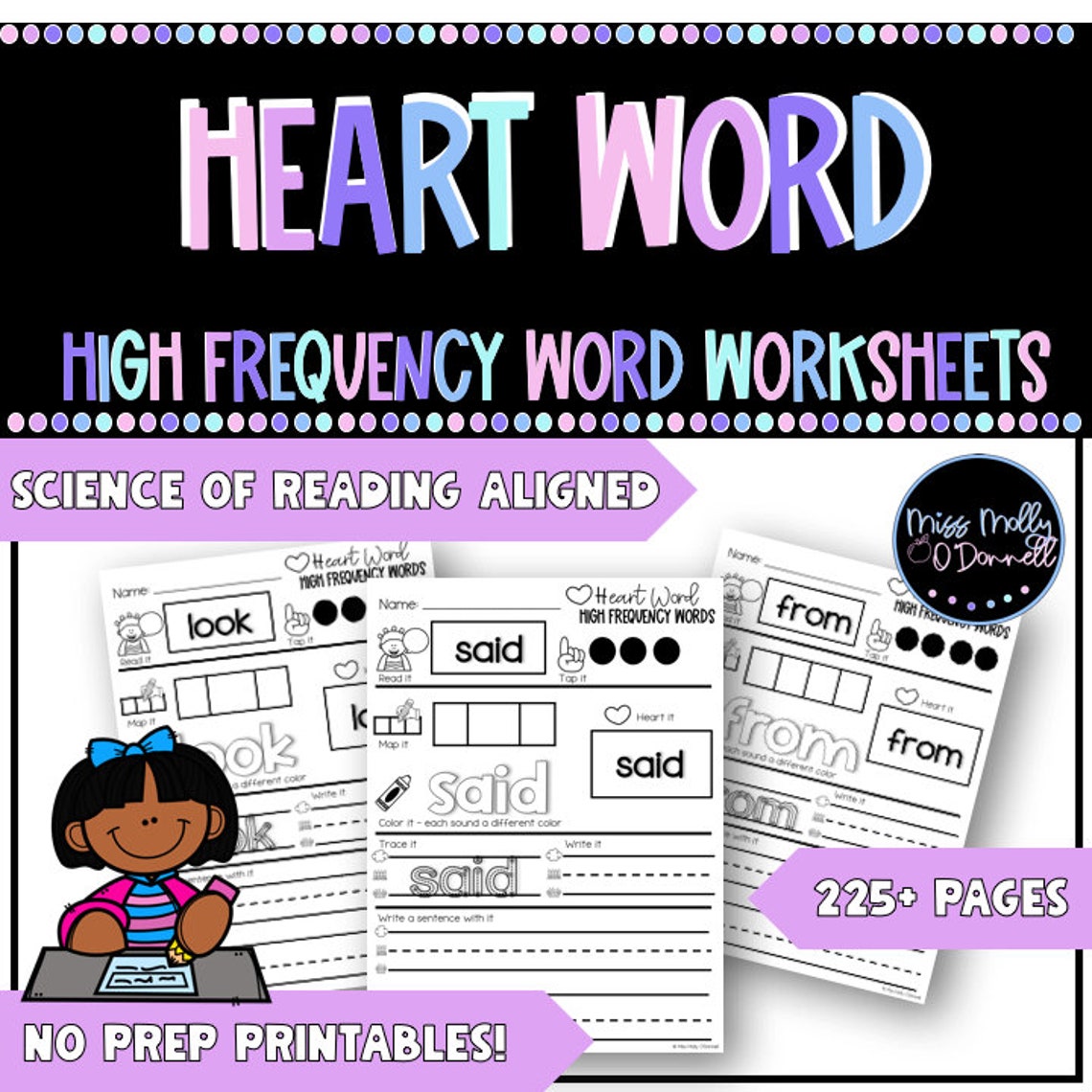 Kindergarten Sight Word Printables, Home School Heart Word Mapping ...