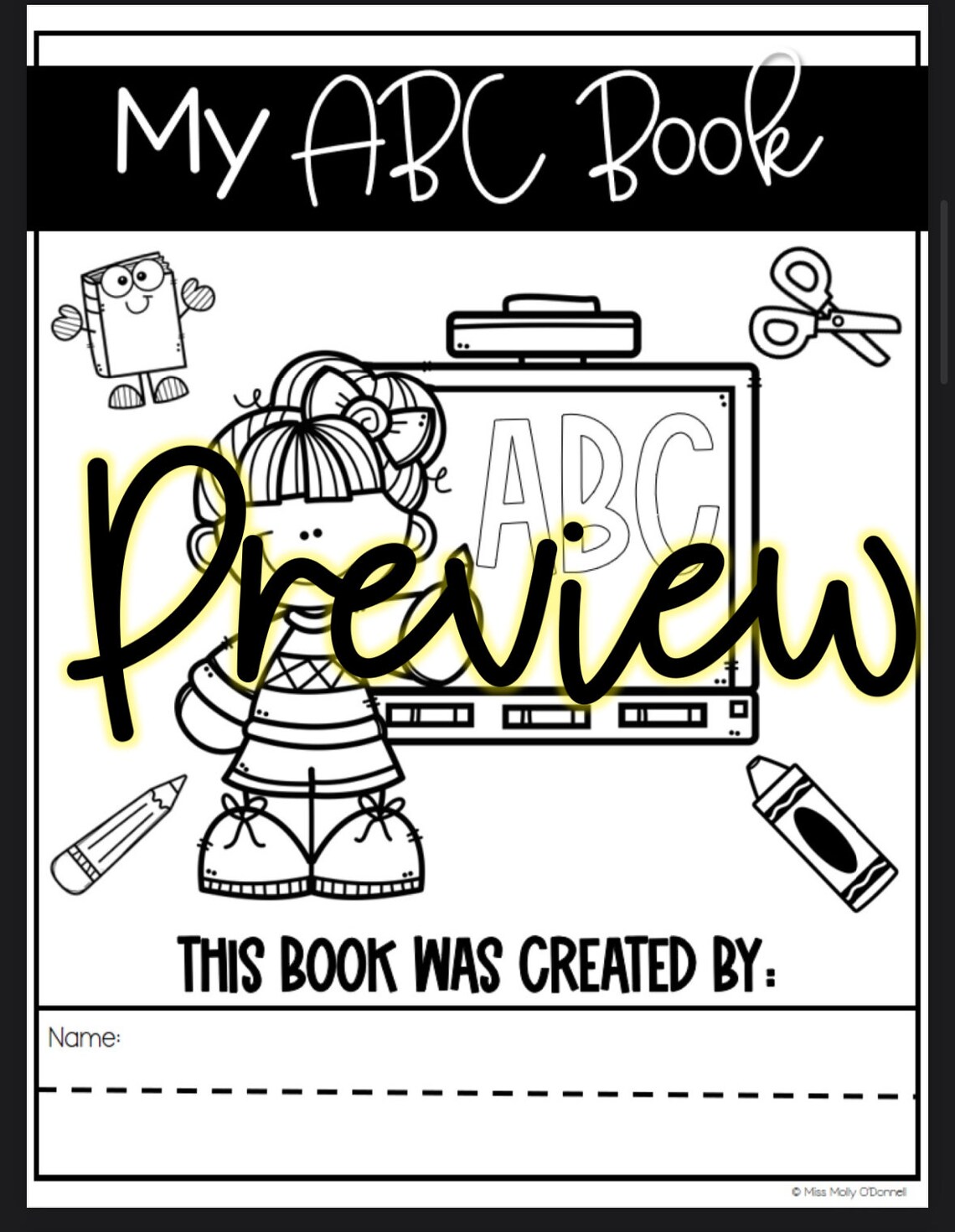 Alphabet and Letter Sound Curriculum Kindergarten ABC Busy Book ...