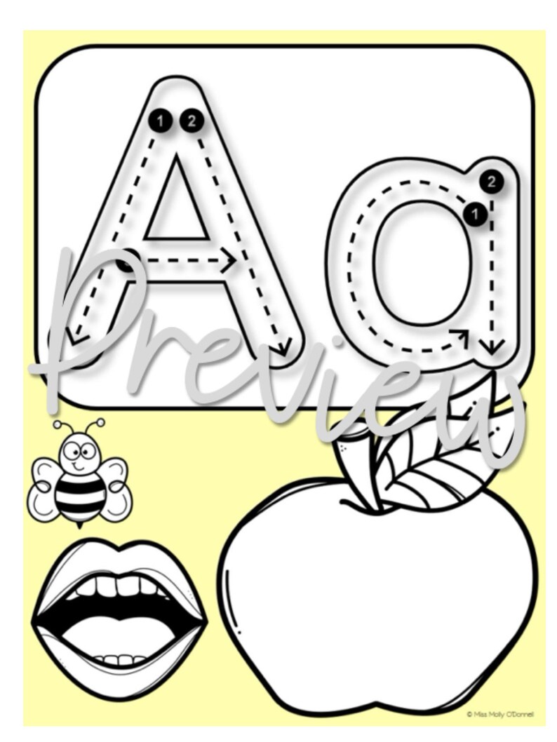 Black and Yellow Bumblebee Classroom Decor, Kindergarten Alphabet ...