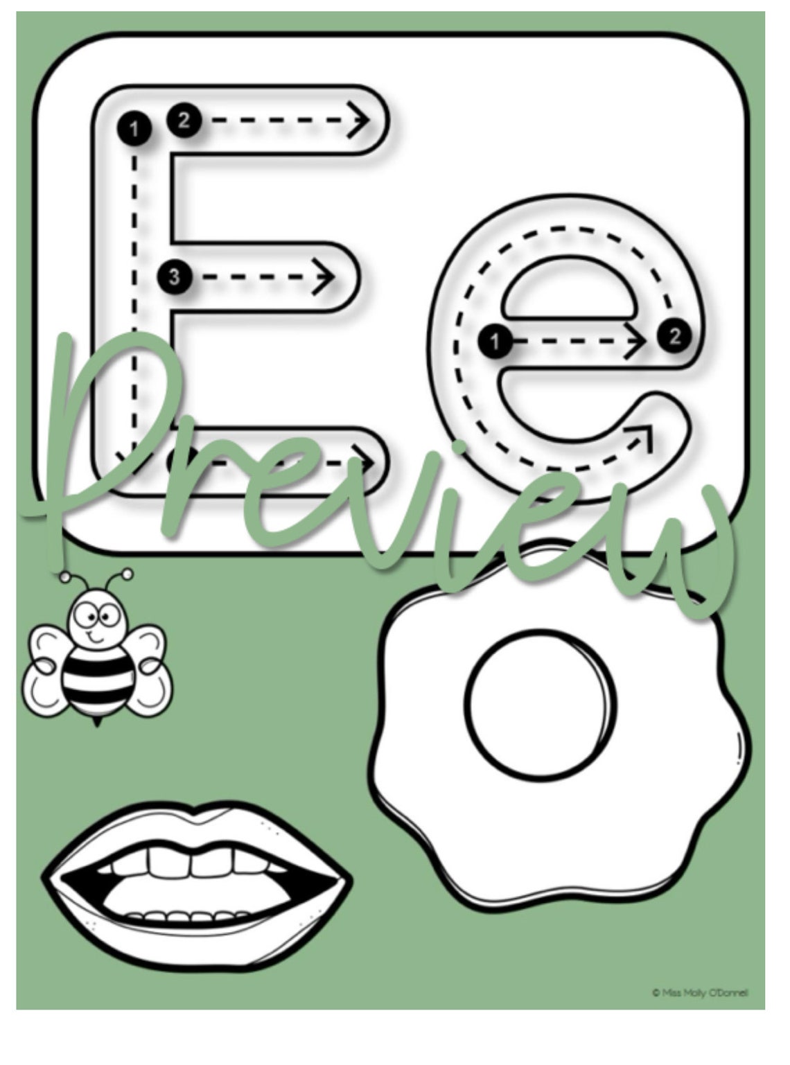 Green Farmhouse Classroom Decor, Kindergarten Alphabet Posters ...