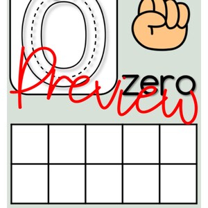 Ten Frame Number Poster 0-20: Eucalyptus Classroom Decor, Green ...