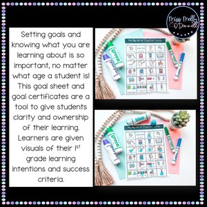 Second Grade Assessment, Data Tracking, Student Data Binder, Success ...