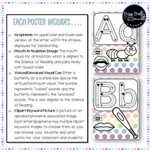 Rainbow Pastel Classroom Decor, Kindergarten Alphabet Posters ...