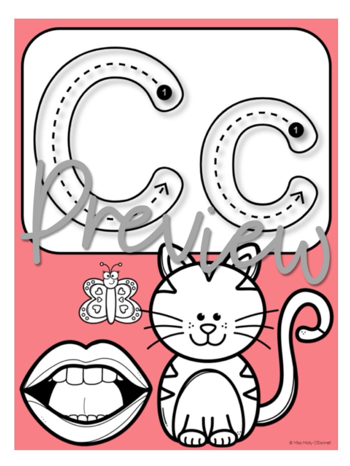 Black and Red Ladybug Classroom Decor, Kindergarten Alphabet Posters ...