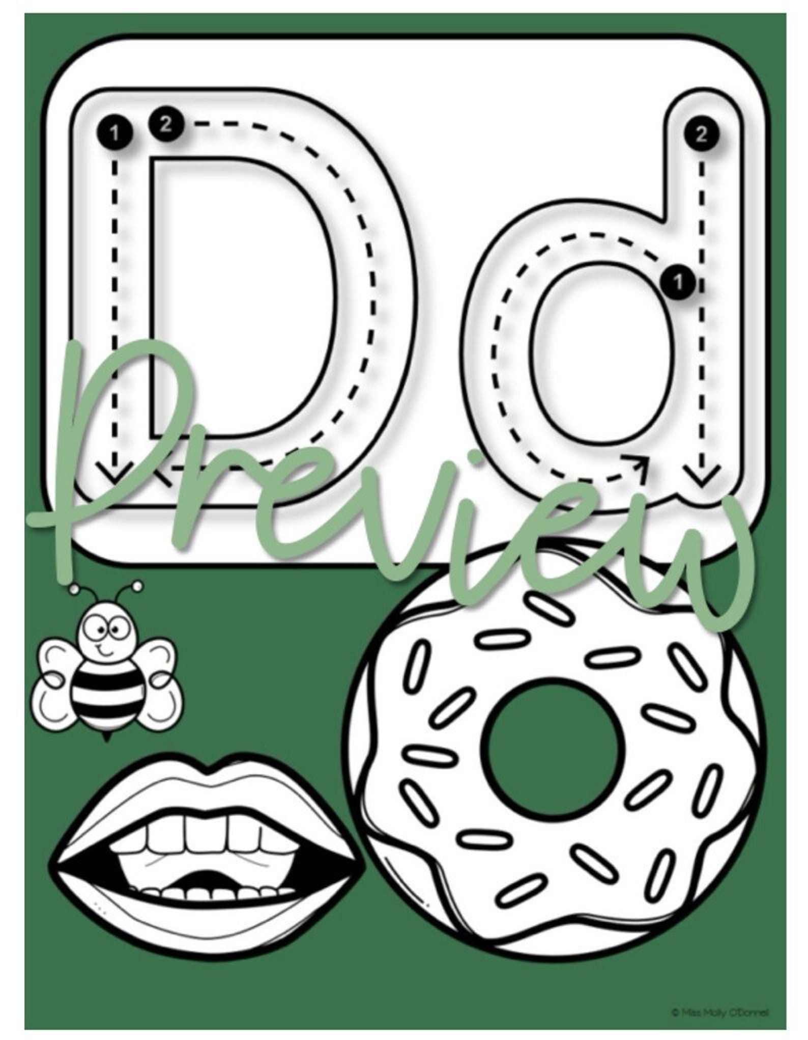 Green Farmhouse Classroom Decor, Kindergarten Alphabet Posters ...