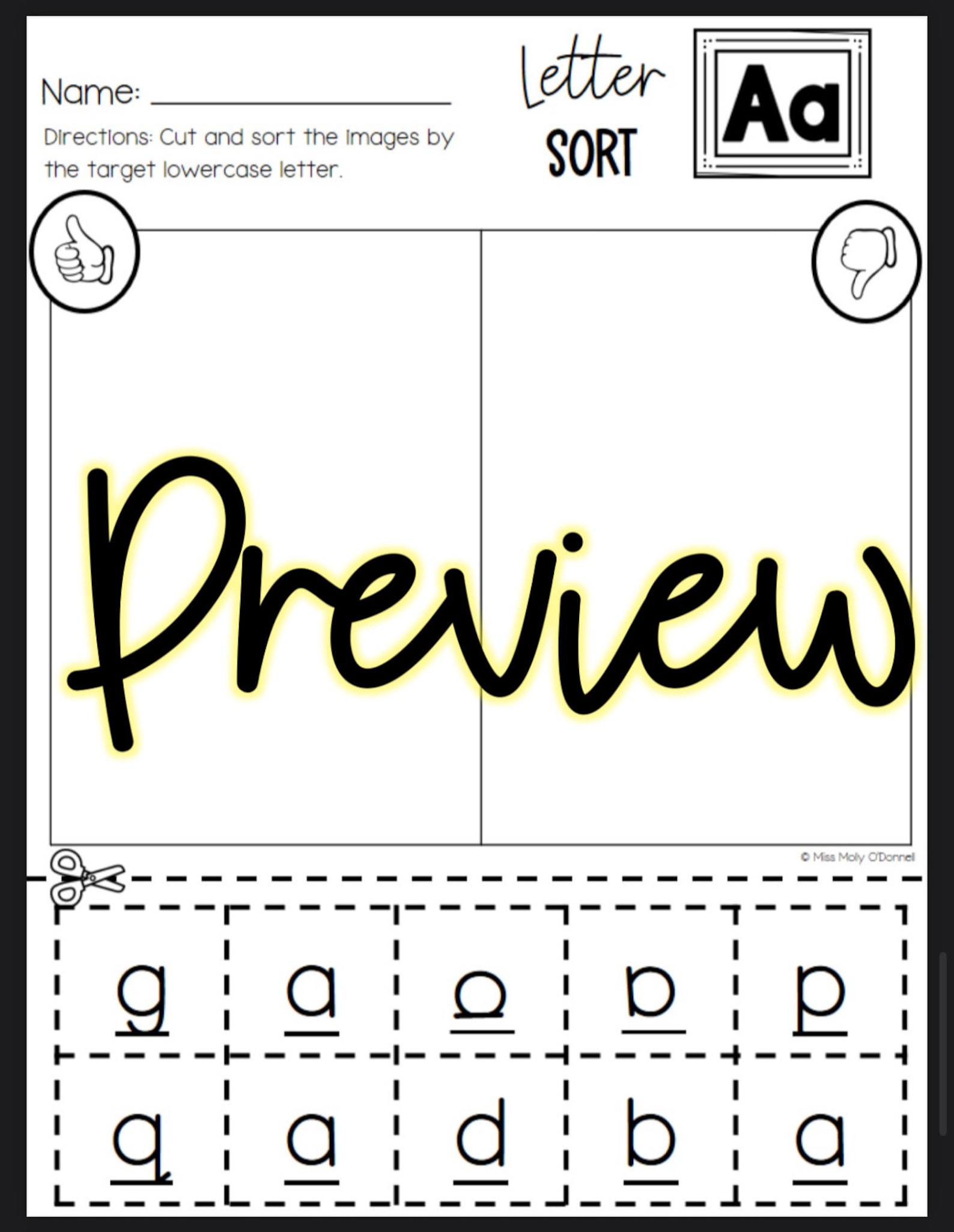 Alphabet and Letter Sound Curriculum Kindergarten ABC Busy Book ...