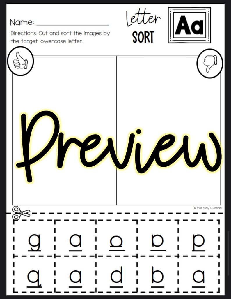 Alphabet and Letter Sound Curriculum Kindergarten ABC Busy Book ...