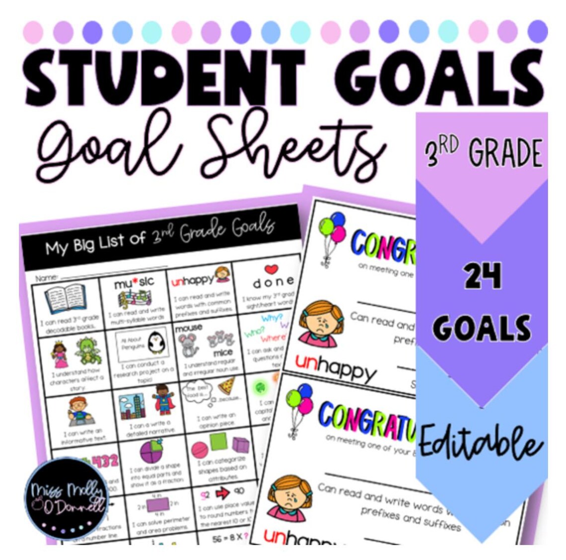Third Grade Assessment, Student Data Binder, 3rd Grade Binder, 3rd ...