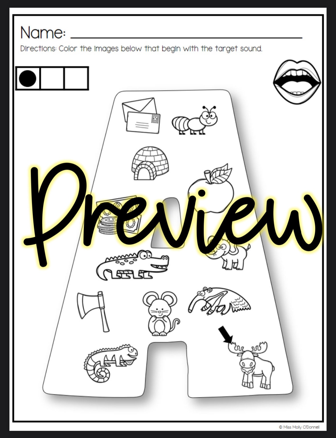 Alphabet and Letter Sound Curriculum Kindergarten ABC Busy Book ...