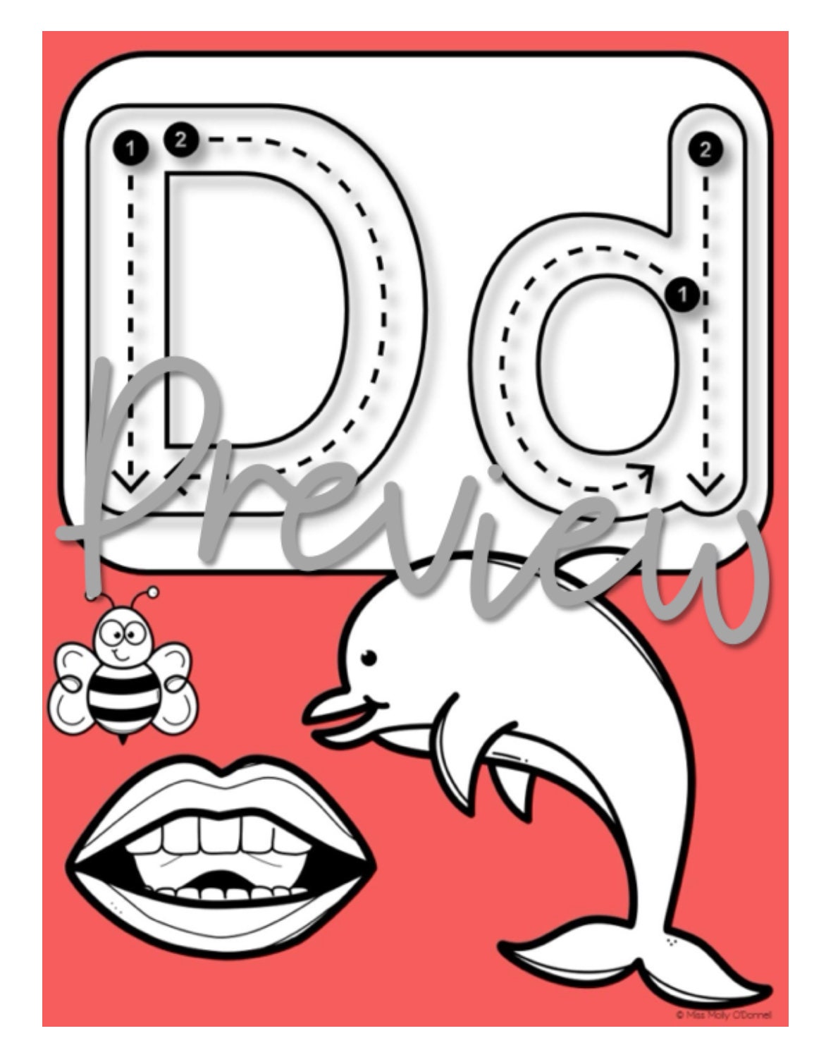 Black and Red Ladybug Classroom Decor, Kindergarten Alphabet Posters ...
