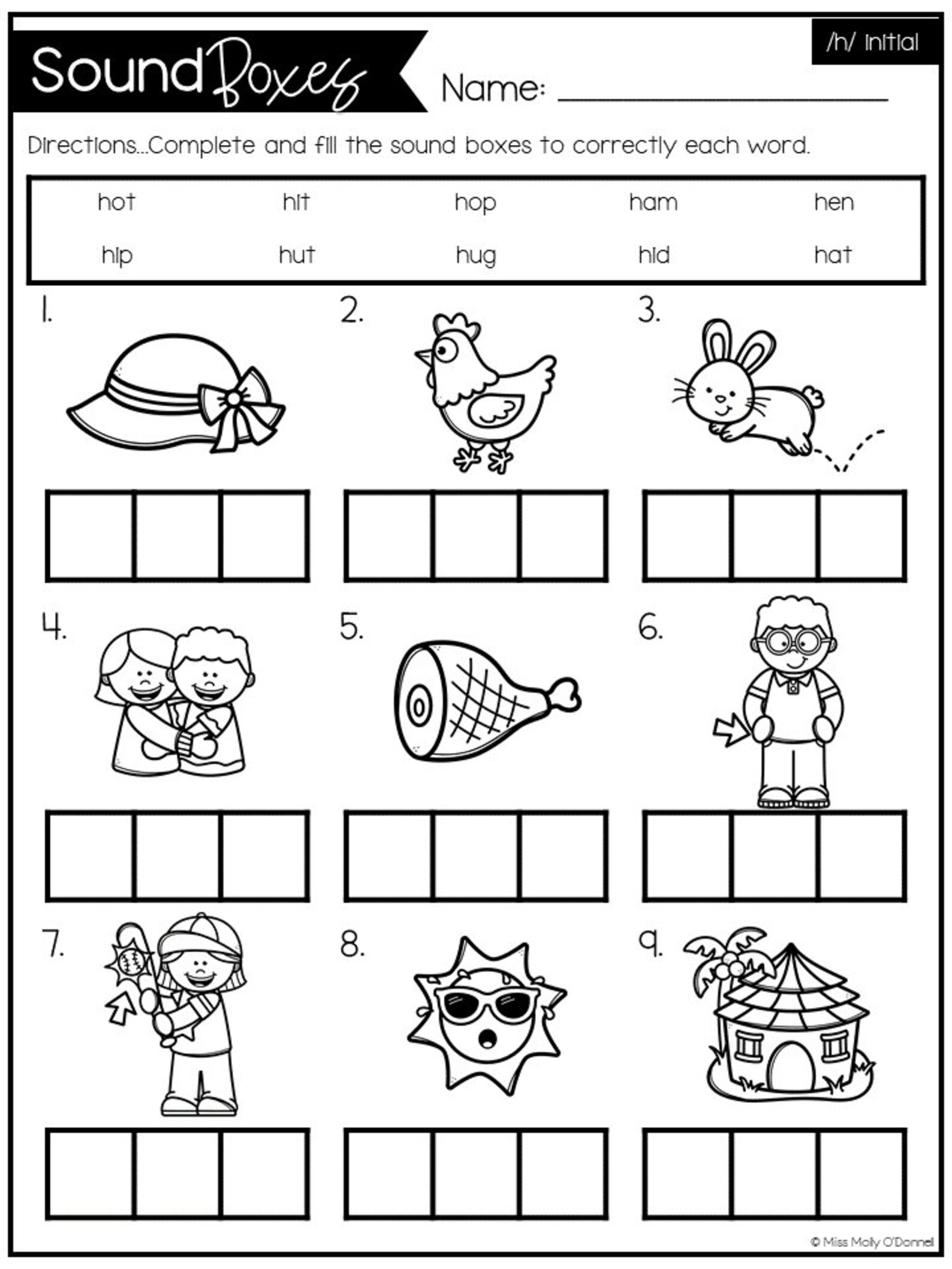 Phonics Orthographic Mapping MEGA BUNDLE: CVC Elkonin Boxes Printables ...
