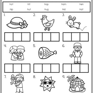 Phonics Orthographic Mapping MEGA BUNDLE: CVC Elkonin Boxes Printables ...