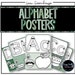 Green Farmhouse Classroom Decor, Kindergarten Alphabet Posters ...