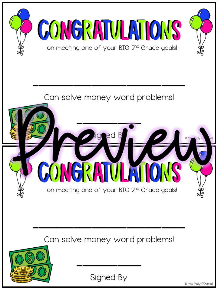 Second Grade Assessment, Data Tracking, Student Data Binder, Success ...