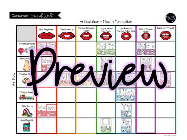 Personal Sound Wall, Kindergarten Science of Reading Sound Wall Poster ...