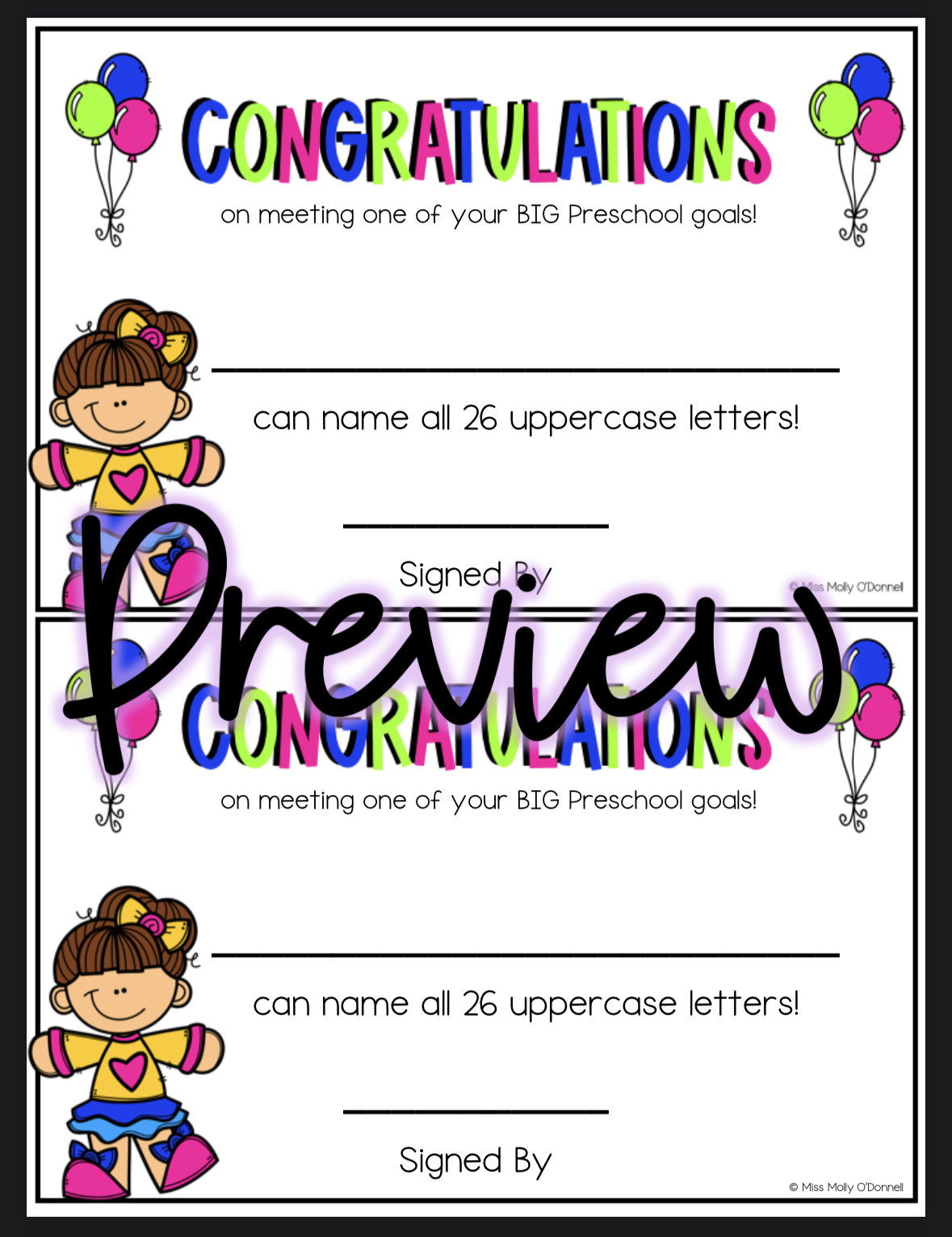 Preschool Assessment, Student Data Tracking Sheets, Data Binder ...