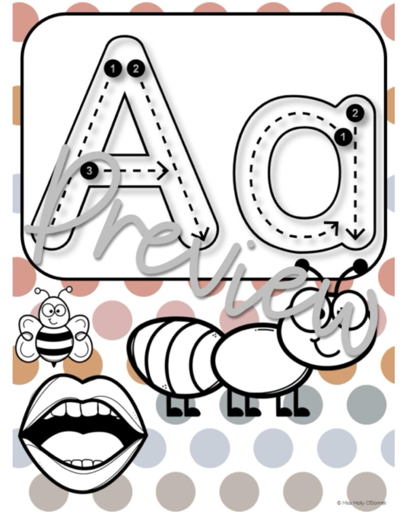 Modern Boho Classroom Decor, Kindergarten Alphabet Posters, Preschool ...