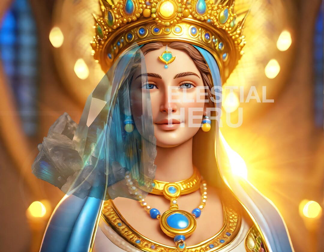 Marian Goddess Reiki Energy Infused Art Digital Art Instant Download ...