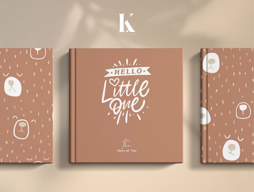 Modern Baby Book Baby Book Template Canva Printable Baby - Etsy