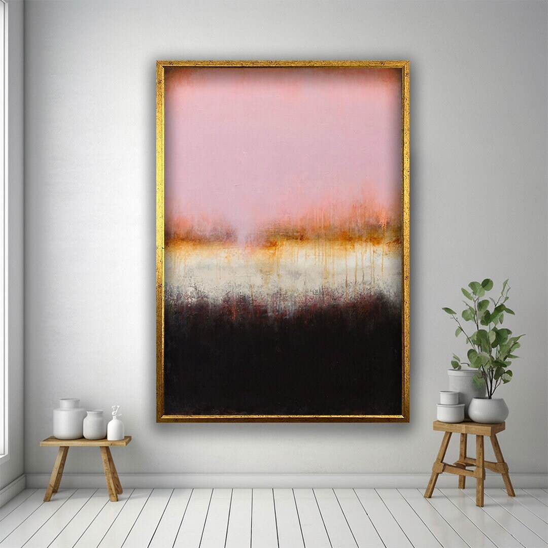 Mark Rothko Print, Mark Rothko Pink and Black Art Print, Mark Rothko ...