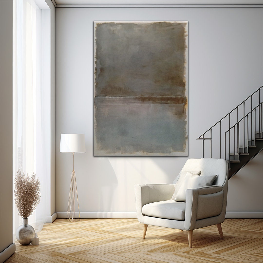 Mark Rothko Canvas Art, Mark Rothko Grey Canvas, Mark Rothko Home Art ...