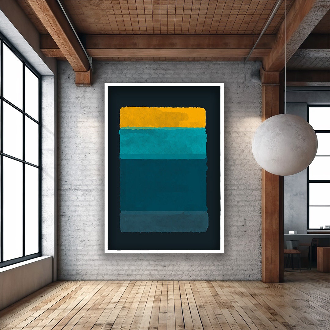 Mark Rothko Canvas Art, Mark Rothko Blue and Yellow Art, Mark Rothko ...