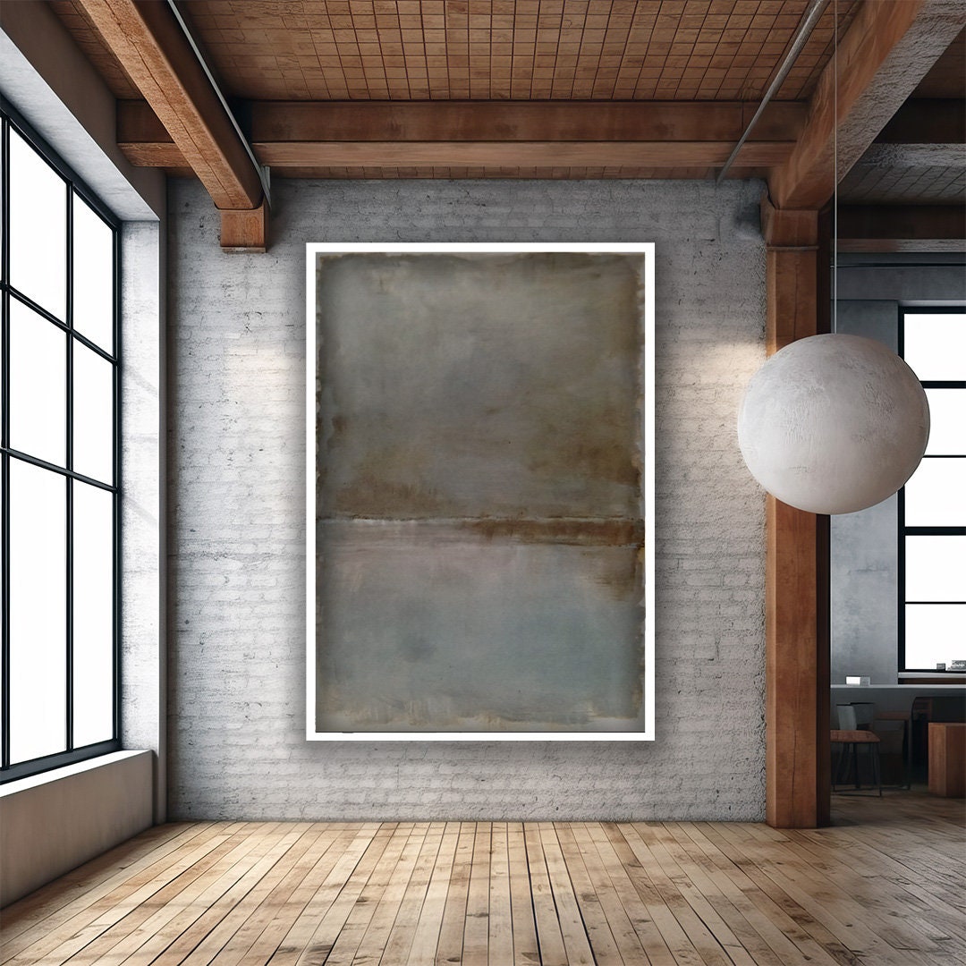 Mark Rothko Canvas Art, Mark Rothko Grey Canvas, Mark Rothko Home Art ...