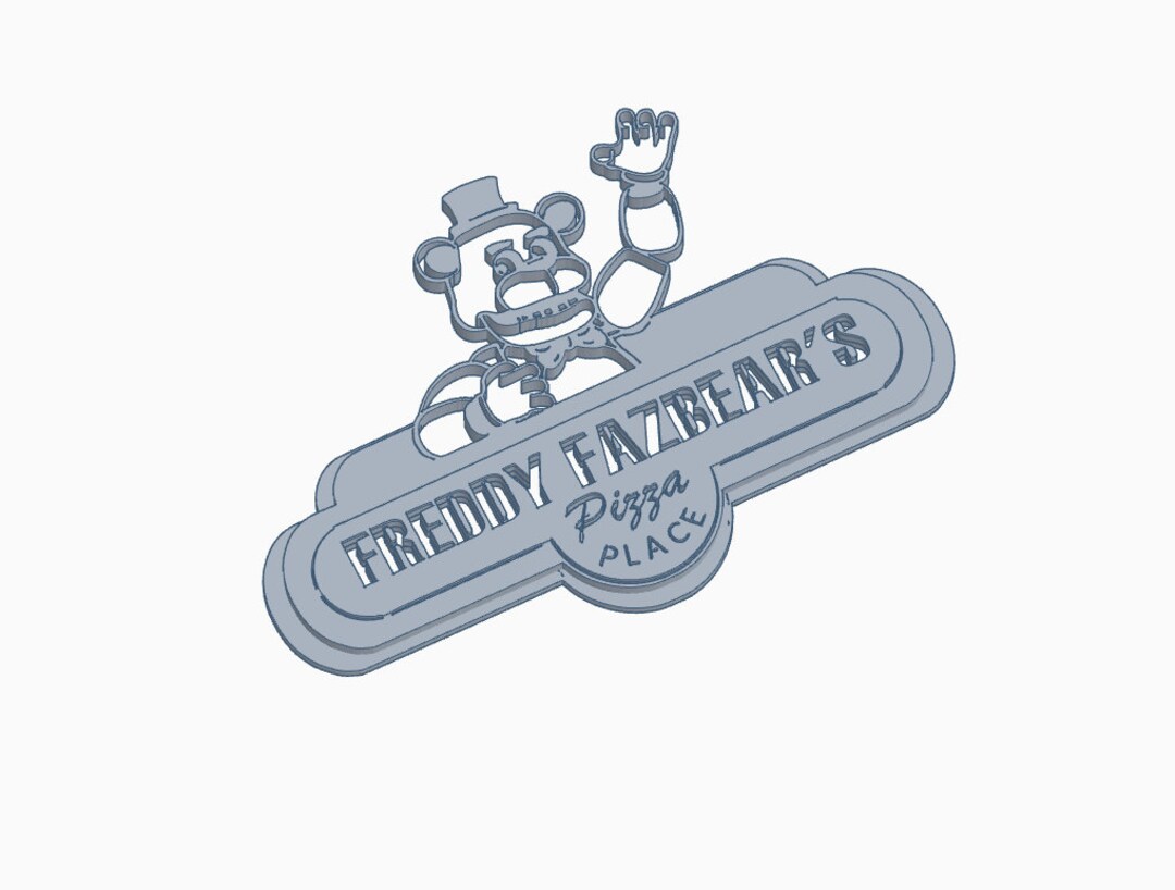 Five Nights at Freddy's "freddy Fazbear's Pizza Place" 3D Sign Wall ...