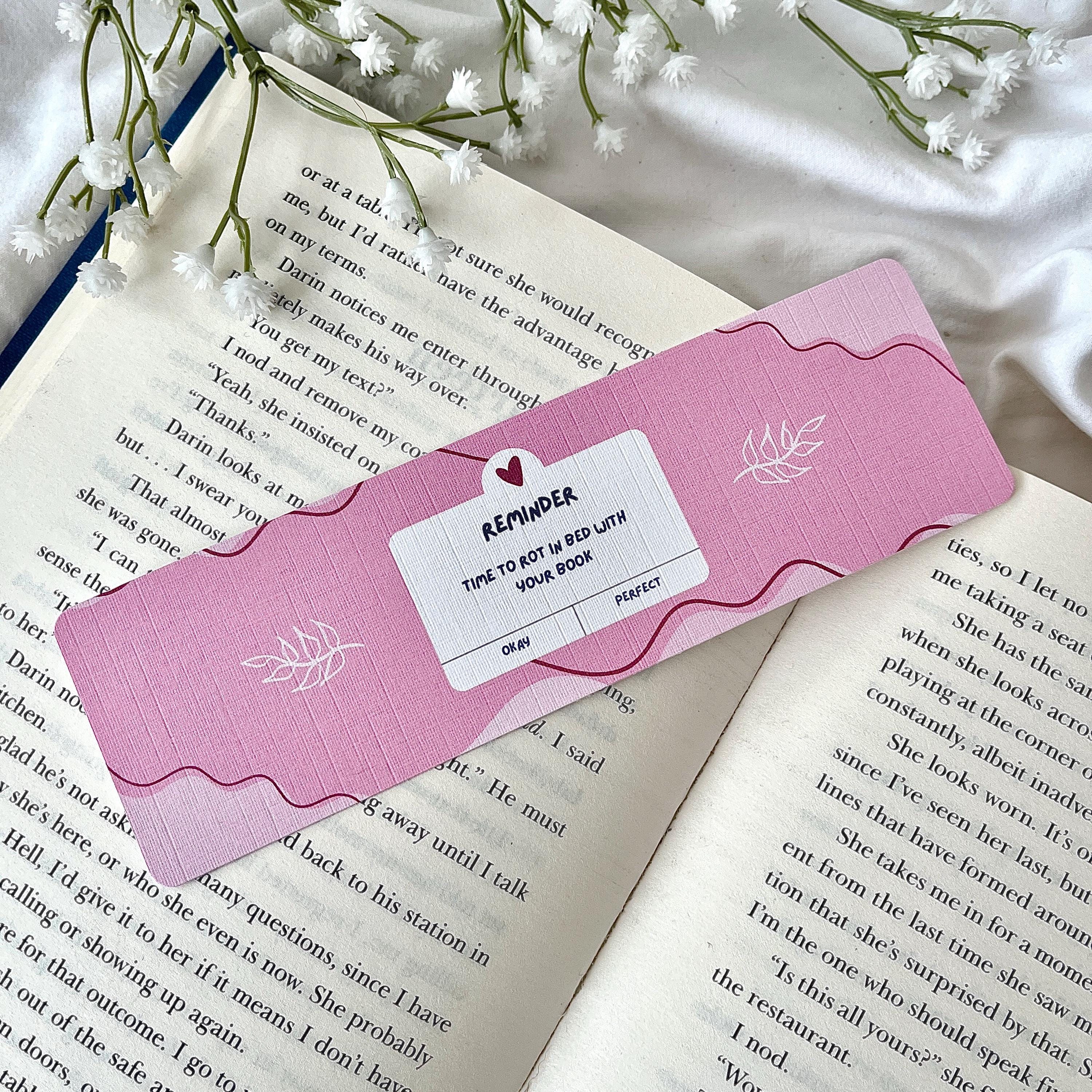 Cosy Reminder Bookmark | Bookish Bookmark - Etsy
