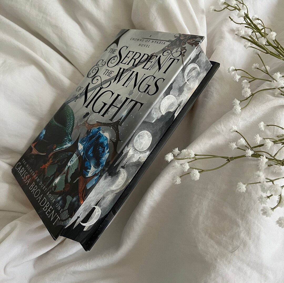 The Serpent & the Wings of Night Fore-edge Book Painting - Etsy