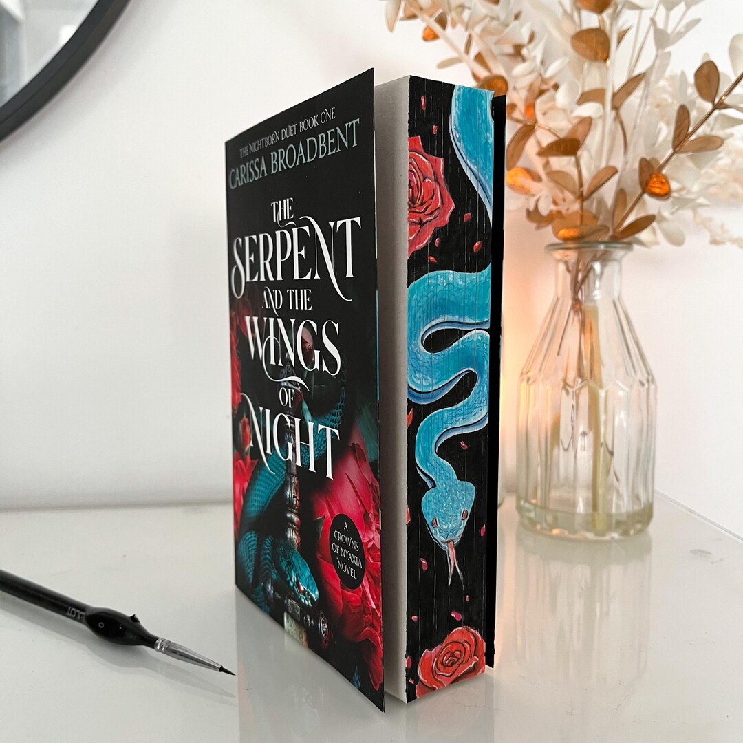 The Serpent & the Wings of Night Handpainted Book Edge Foreedge ...