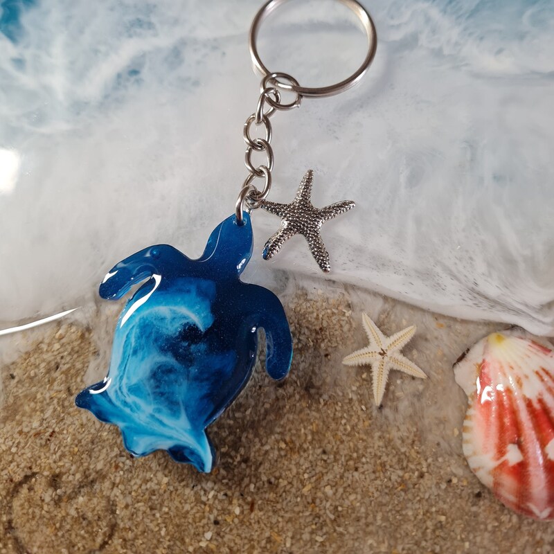 Turtle Keyring - Etsy