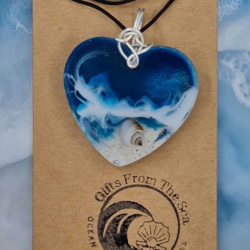 Ocean Pendant - Etsy