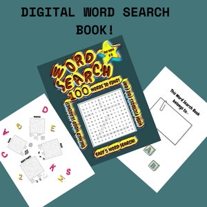 Word Search Puzzle for Kids Ages 4-8, 100 Words to Find (search and ...