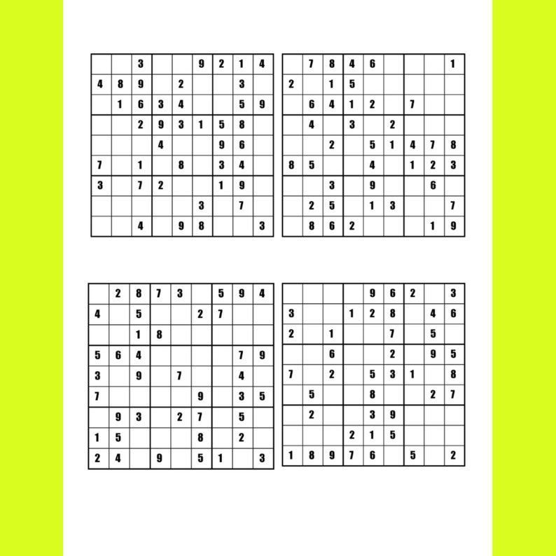 Sudoku for Kids, Ages 6-10 Years - 100 Puzzles With 4 X Difficulty ...