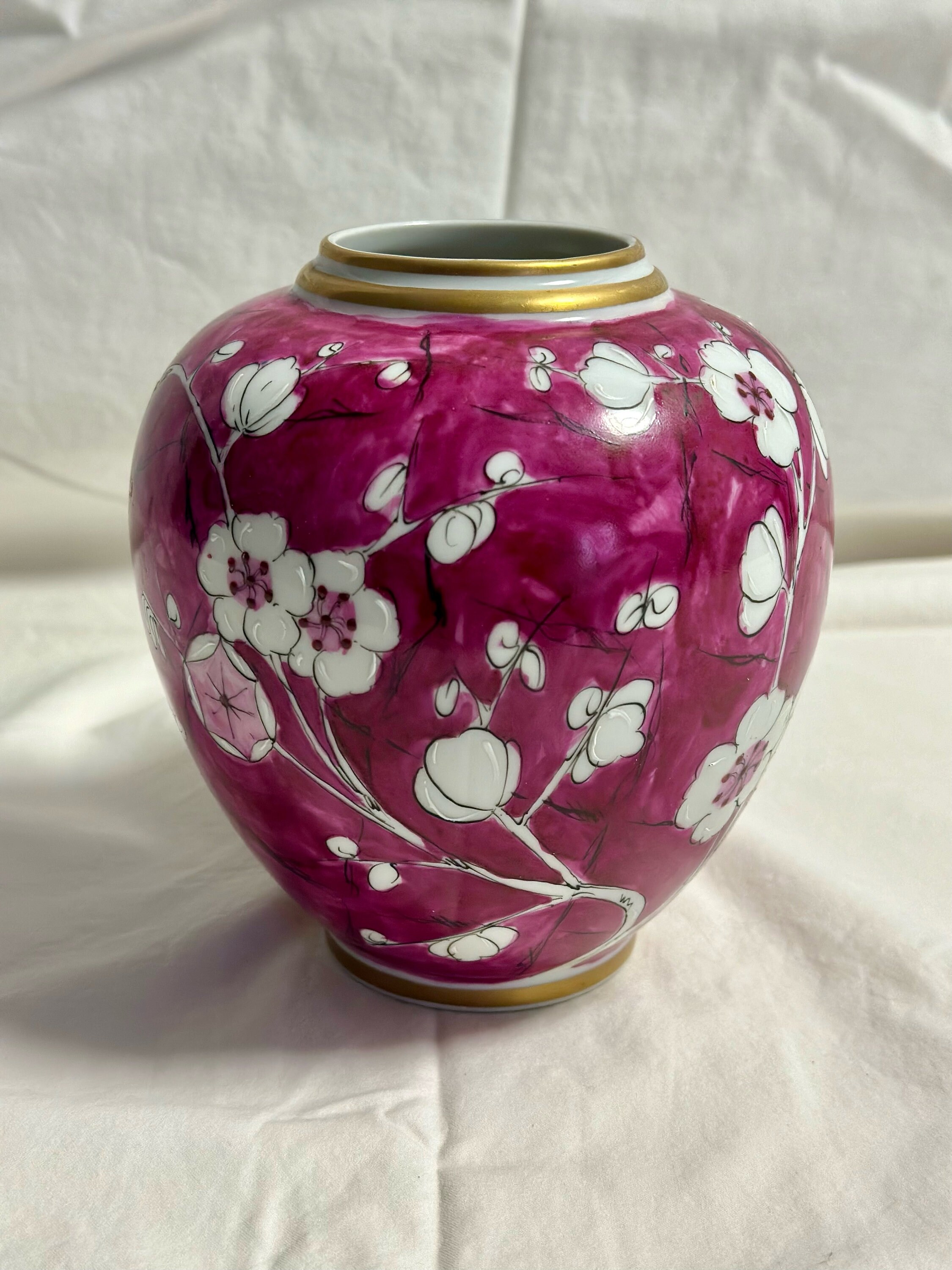 Vintage Hand-painted Vase - Made in Portugal - Etsy