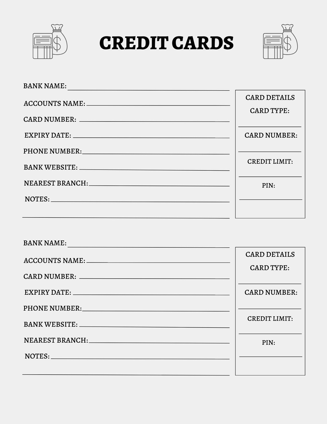 Ultimate Monthly Budget Budget Template Personal Budget - Etsy