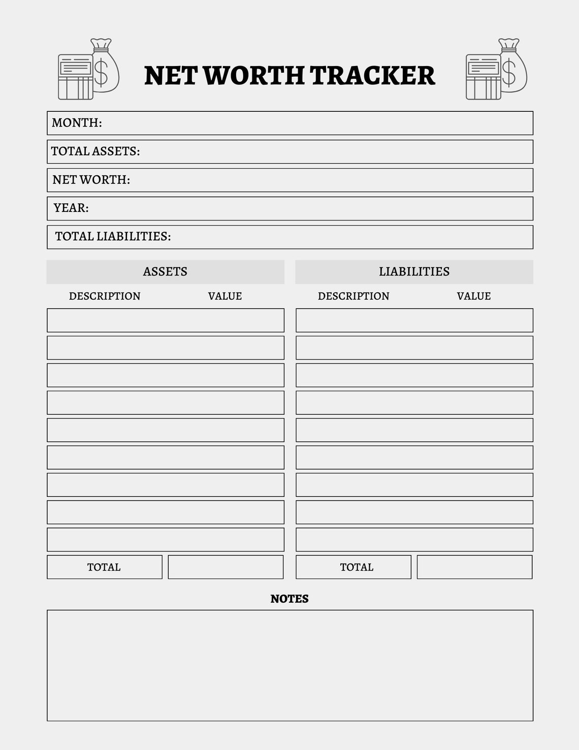 Savings Challenge, Emergency Fund Tracker, Savings, Debt Payment ...