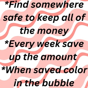 Pink Money Saving Challenge, Savings Tracker Printables, Saving Tracker ...