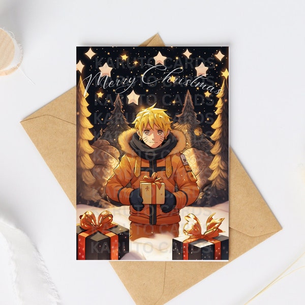 Naruto Greeting Card - Etsy