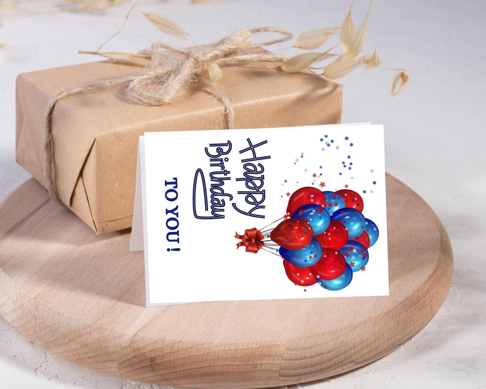 Featuring Colorful Balloons Printable Happy Birthday Card printable ...