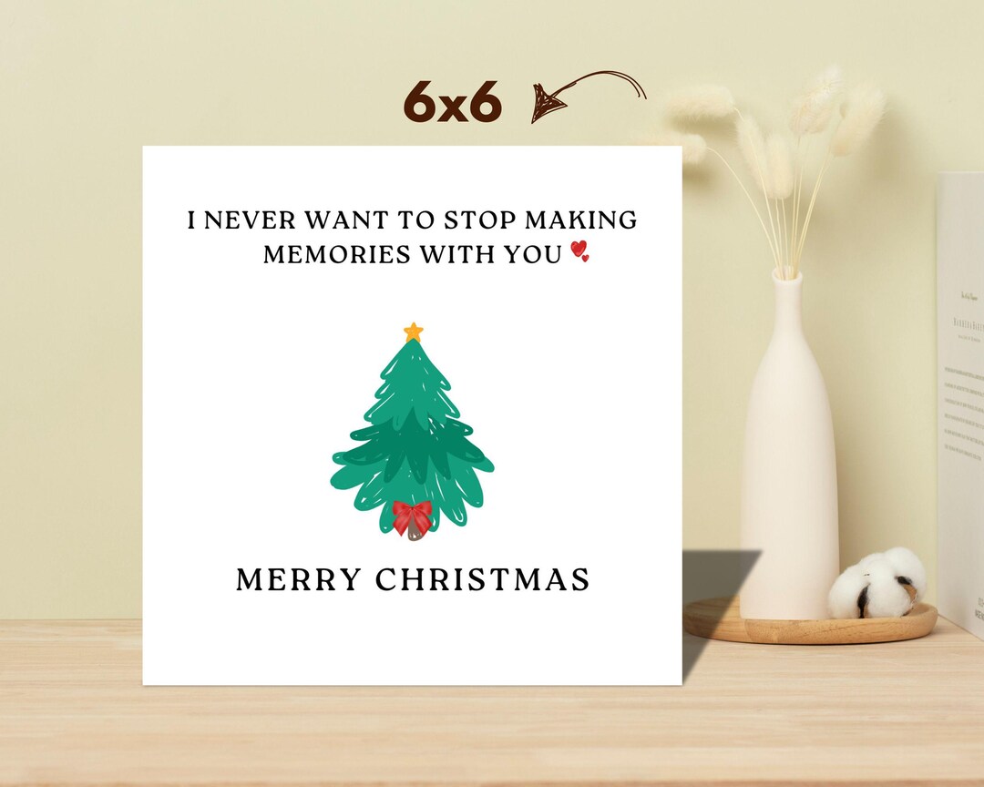 Sentimental Christmas Card, Luxury Christmas Card, Printable Christmas ...