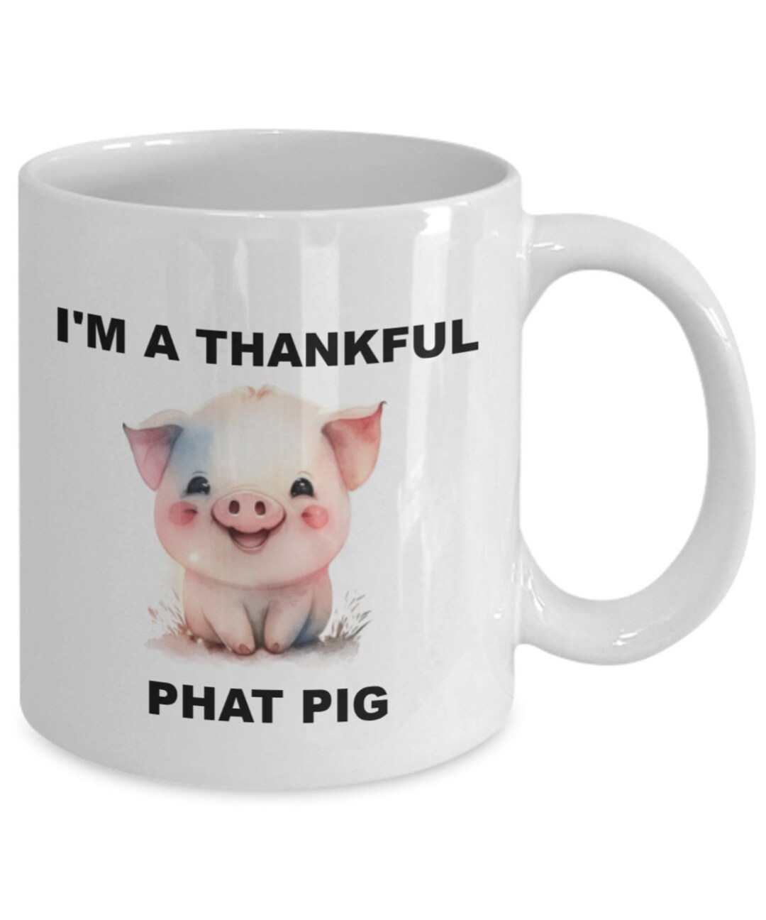 A Thankful Phat Pig - Etsy